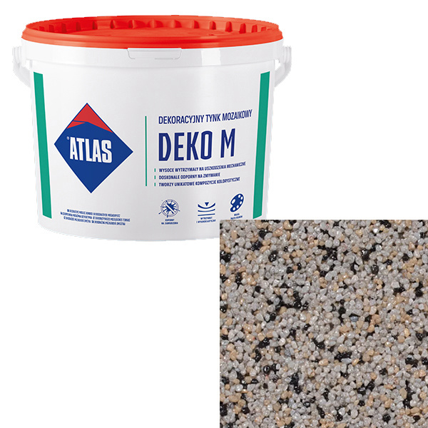Tynk mozaikowy Deko M TM0 1,5mm 25kg Kolor 705 Atlas | ABUD - materiały budowlane