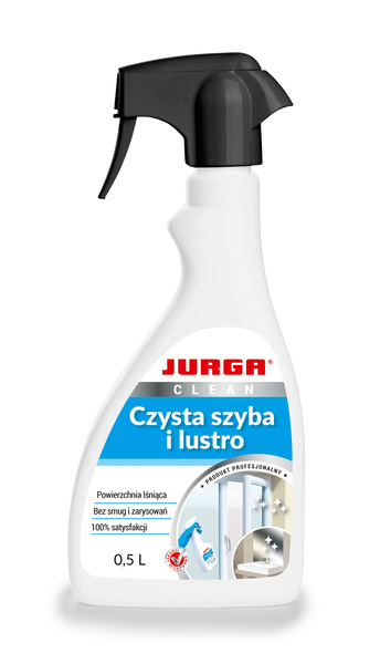 preparat Jurga Clean - Czysta Szyba i Lustro - 0,5 l | ABUD - materiały ...