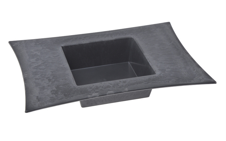 Osłonka z pleksy grafit do kompozycji 30x22cm | ABUD - materiały budowlane