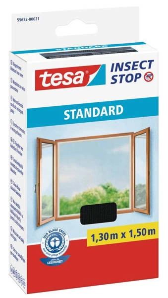 Moskitiera okienna Standard czarna 1,5x1,3m Tesa | ABUD - materiały ...