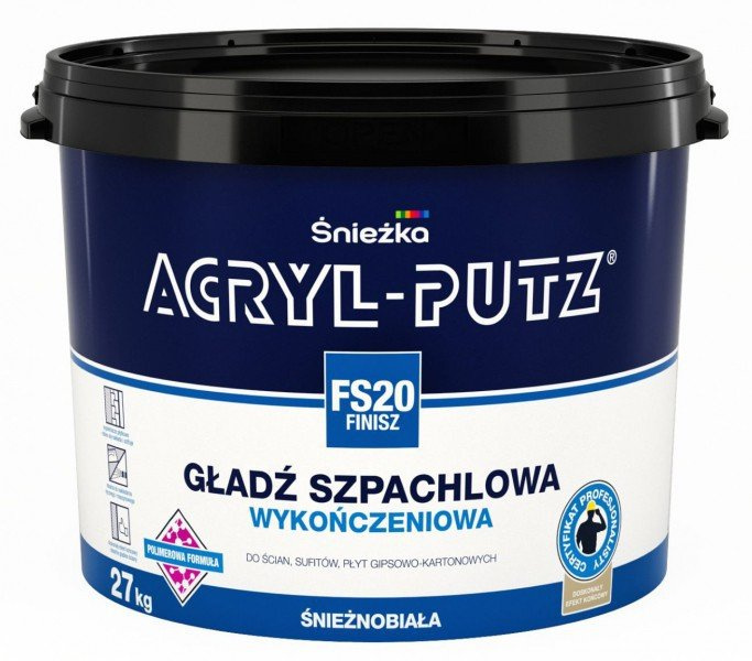Masa Szpachlowa Acryl-Putz Finish 27 kg | ABUD - materiały budowlane