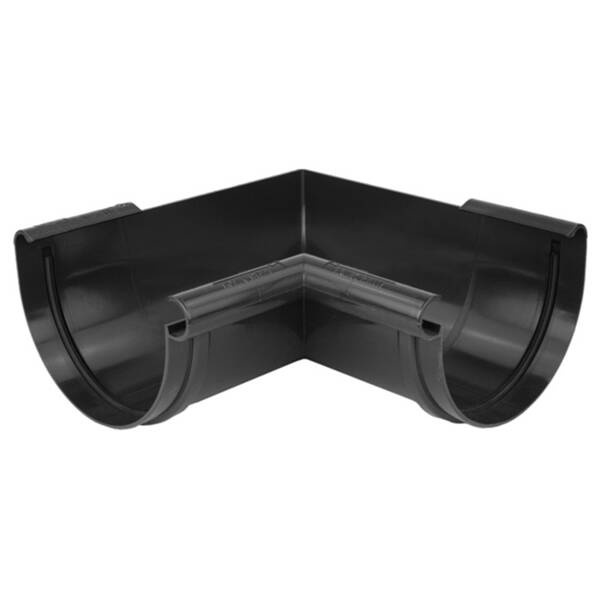 Narożnik wewnętrzny PVC 125 x 90 czarny Kaczmarek | ABUD - materiały ...