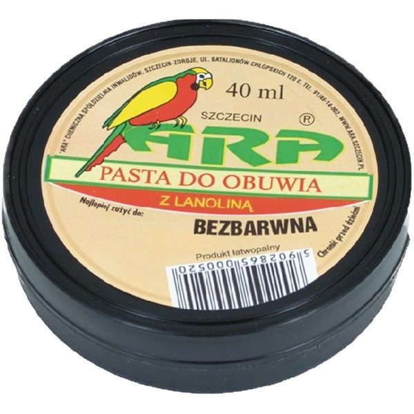Pasta do butów Ara bezbarwna 40 ml | ABUD - materiały budowlane