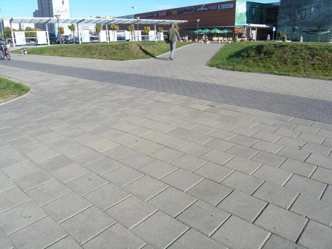 Płyta chodnikowa 35x35 szara gr 5 cm POLBRUK | ABUD - materiały budowlane