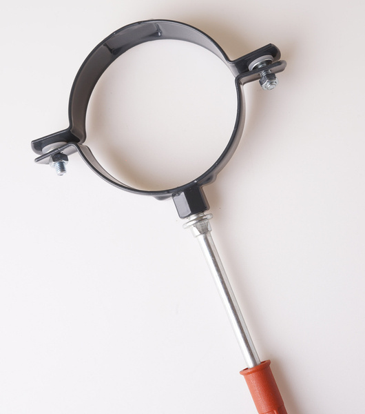 Uchwyt rury na stalowym trzpieniu grafit 75/8x80 | ABUD - materiały ...