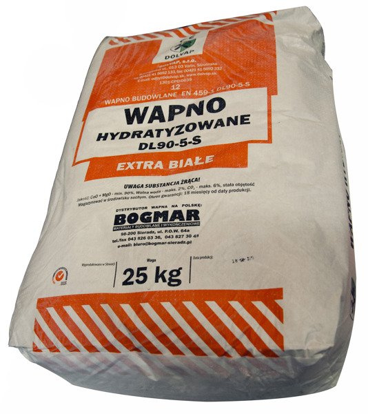 Wapno hydratyzowane Dolvap 25kg | ABUD - materiały budowlane