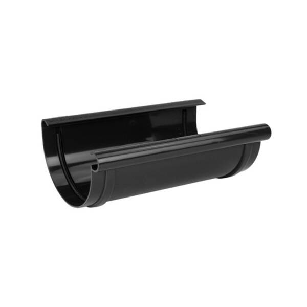 Złączka rynny PVC 125 czarna Kaczmarek | ABUD - materiały budowlane