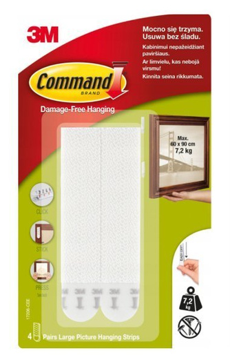 Rzepy do wieszania obrazów 4 komplety do 7,2kg | ABUD - materiały budowlane