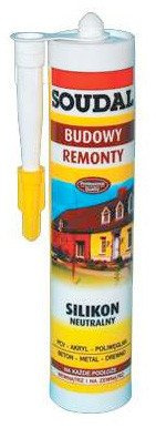 Silikon Neutralny Szary Soudal 280 ml | ABUD - materiały budowlane